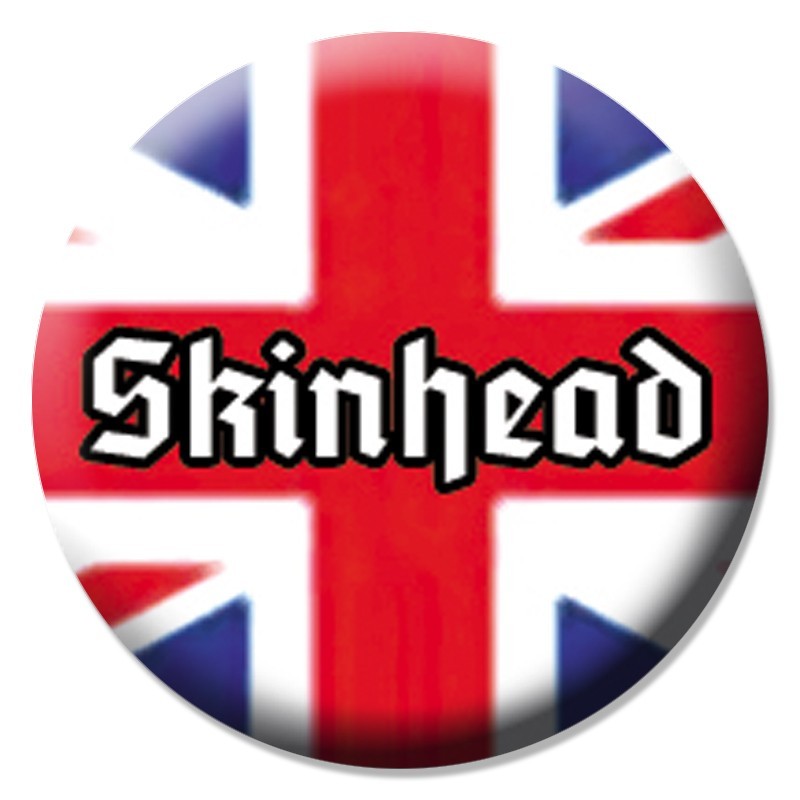 Skinhead - Union Jack, Button B115 | Buttons | Merchandise | Oi! The ...