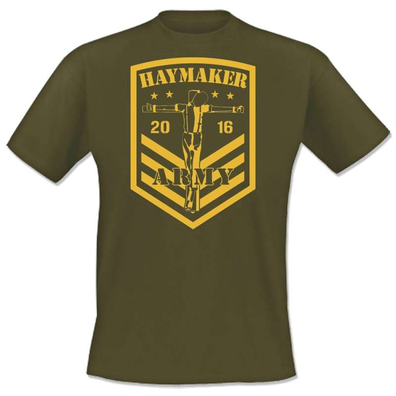 Haymaker - Army, T-Shirt oliv | Bandshirts | T-Shirts | Bekleidung | Oi ...