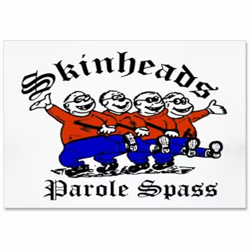 Skinheads - Parole Spass, Aufkleber | Aufkleber | Merchandise | Oi! The ...