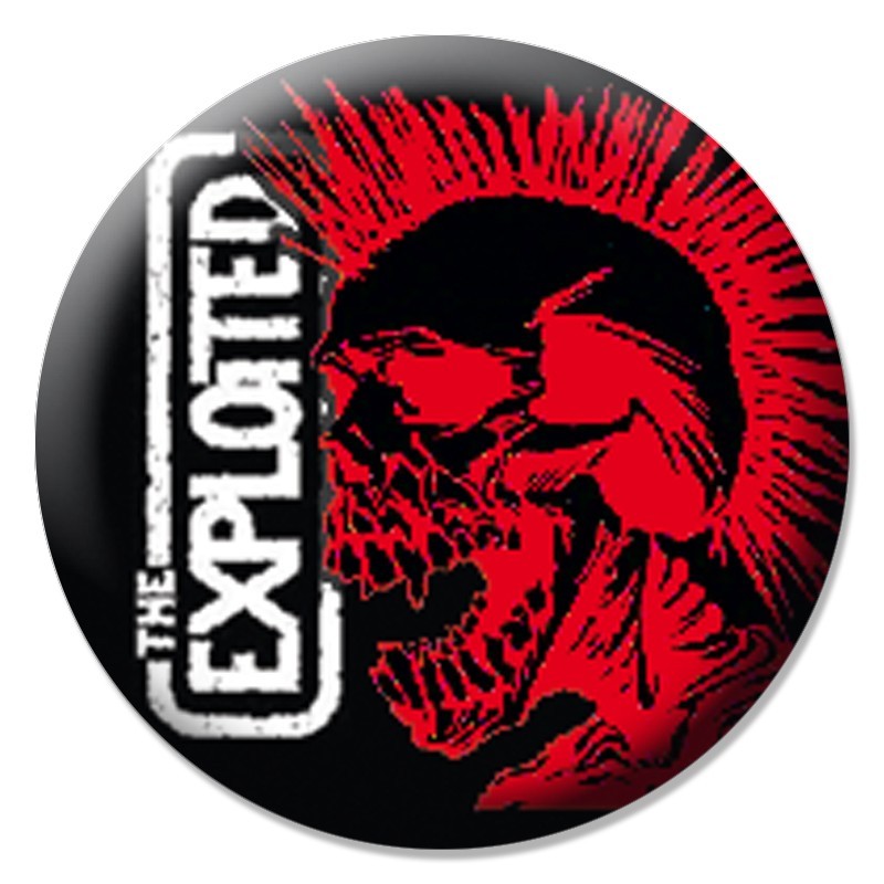 Exploited, the - Logo, Button B047 | Buttons | Merchandise | Oi! The ...