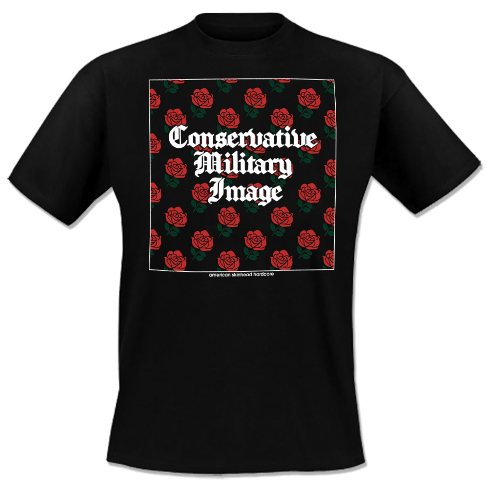 Conservative Military Image - Roses, T-shirt schwarz | Bandshirts | T ...